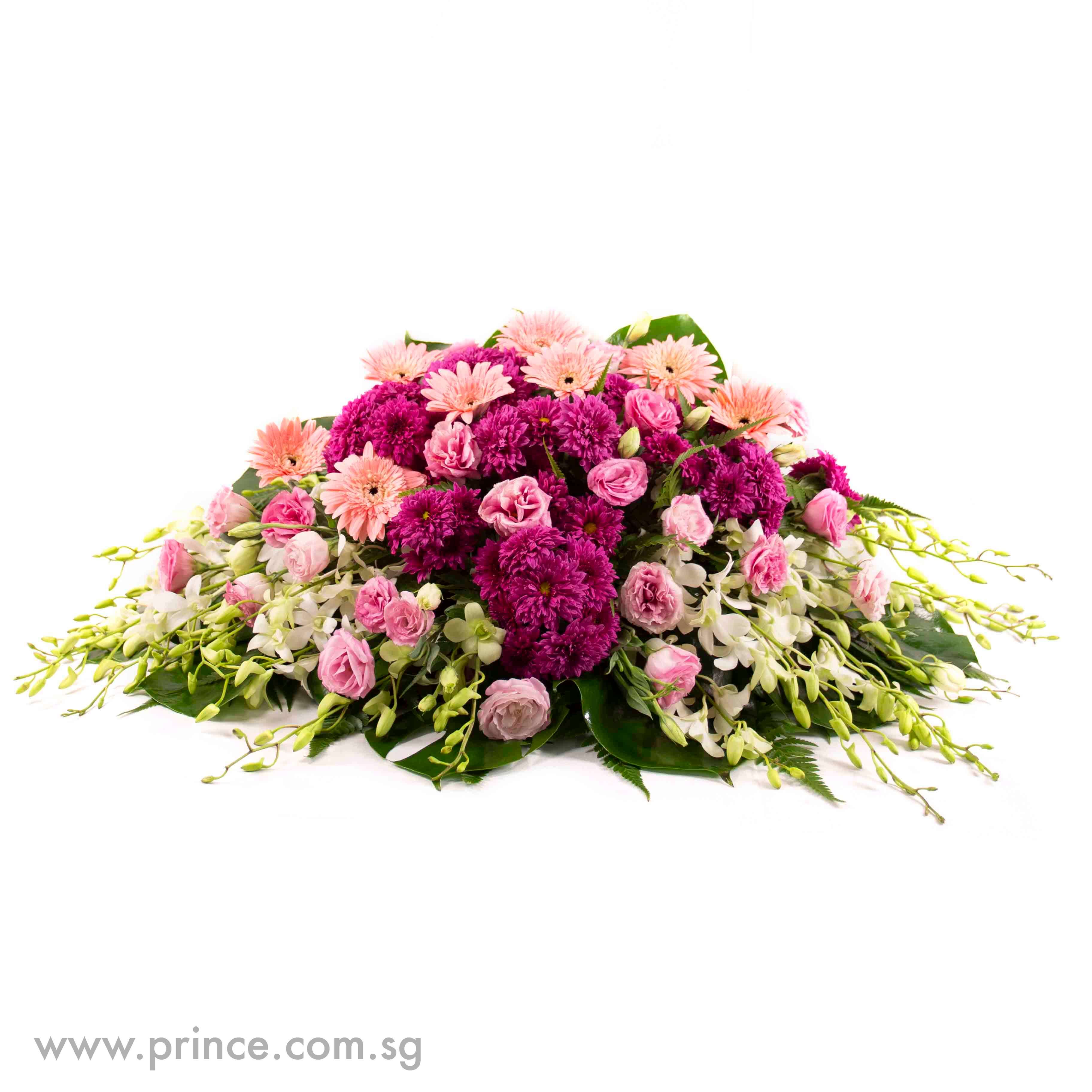 Reminisce the Stars - Coffin Top Flowers - Prince Flower Shop